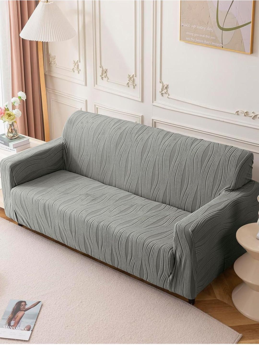 Buy House Of Quirk Five Seater Jacquard Waterproof Crizzle Pattern ...