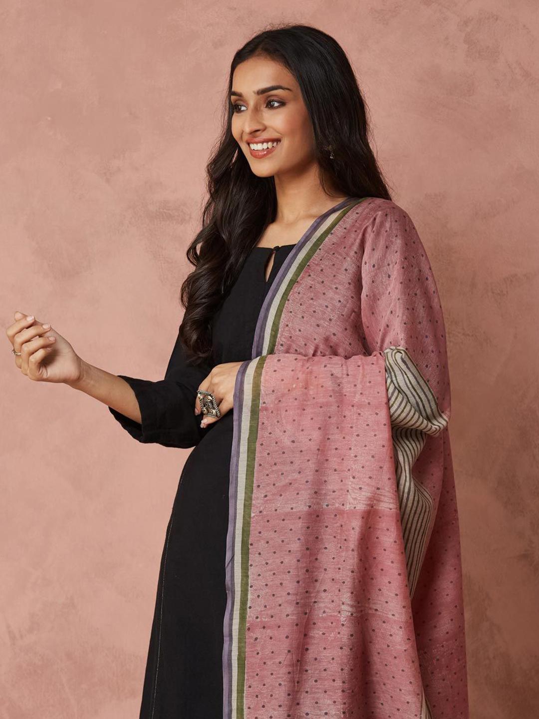 Buy Fabindia Polka Dots Printed Dupatta - Dupatta for Women 31484198 ...