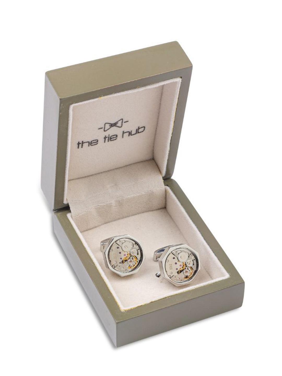 Buy The Tie Hub Men Contemporary Mechanism Cufflink - Cufflinks for Men ...