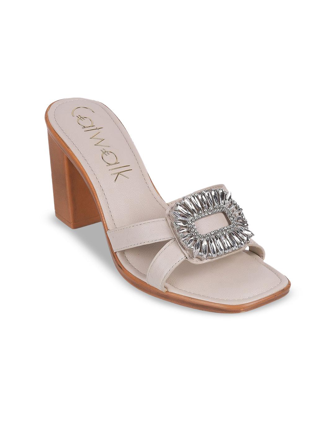 Buy Catwalk Open Toe Synthetic Block Heel Sandals - Heels for Women ...