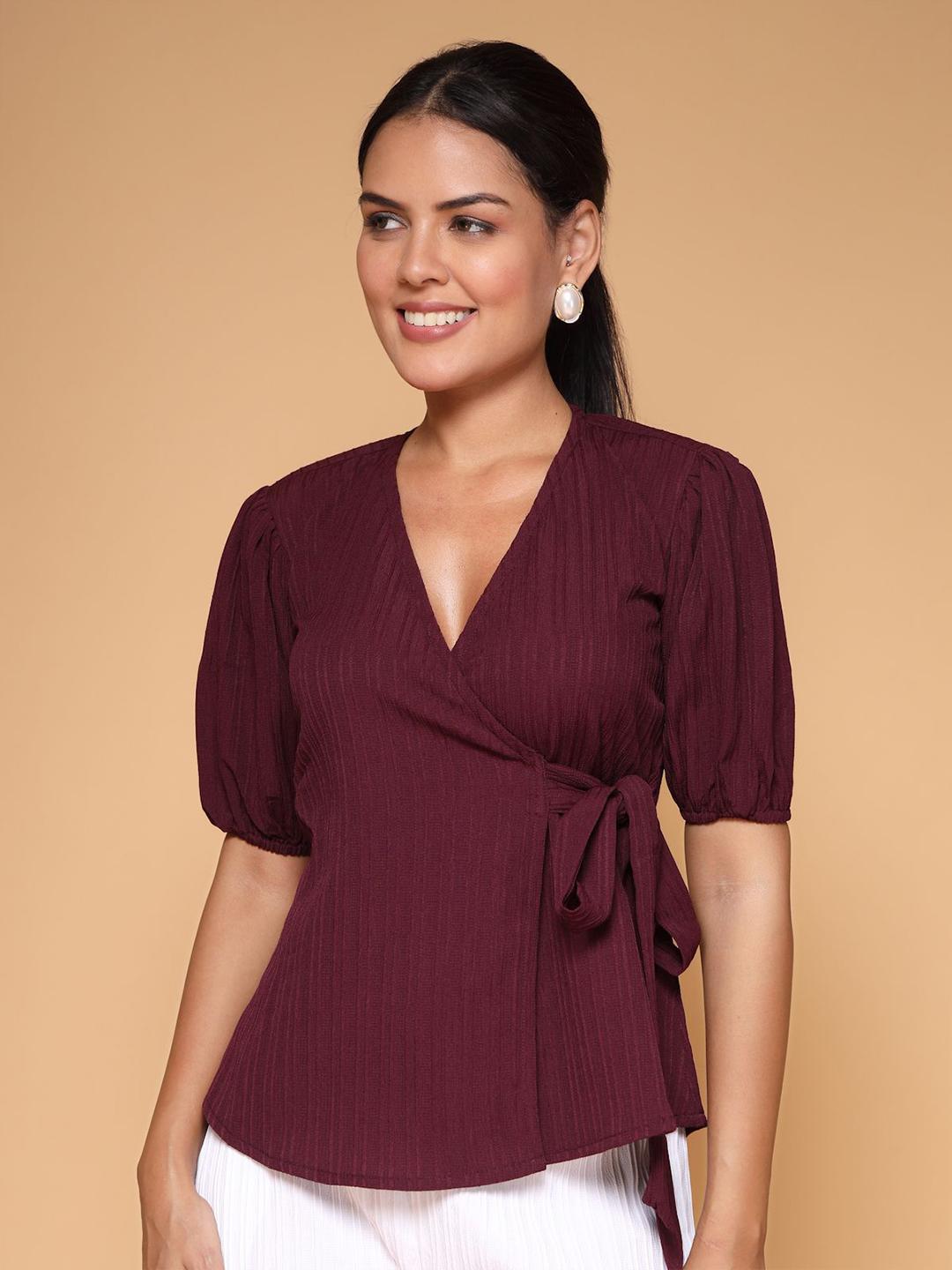 Buy KATLINE Women Crepe Top - Tops for Women 31348177 | Myntra
