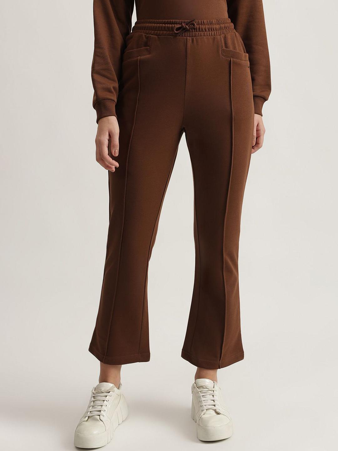 Buy ELLE Women Pure Cotton Relaxed Fit Sweatpant - Track Pants for ...