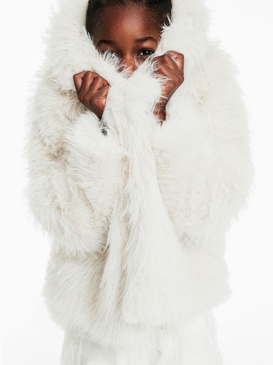 Buy H&M Girls Shaggy Jackets - Jackets for Girls 31378847 | Myntra