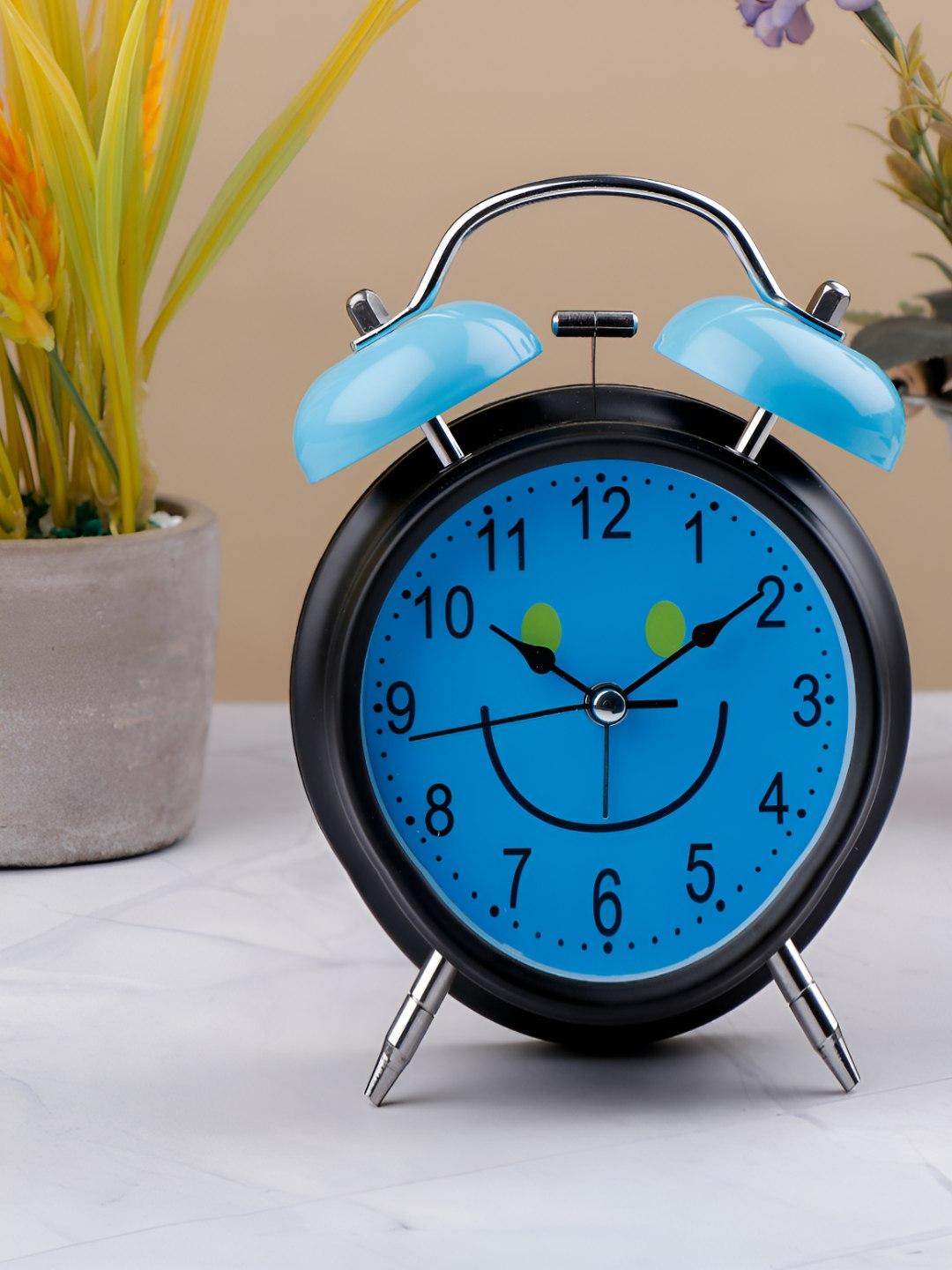 Buy Archies Blue & Black Twin Bell Smiling Face Traditional ...