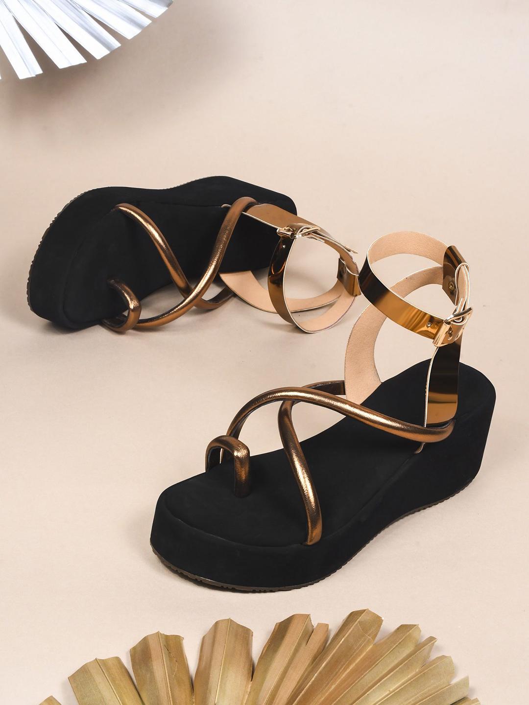 Buy Try Me Women Open Toe Platform Heel Sandals - Heels for Women ...