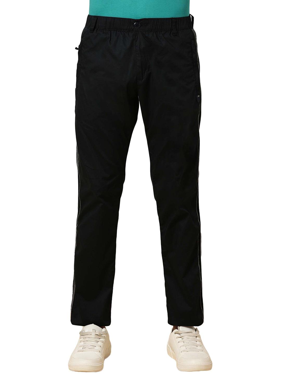 Buy Beevee Men Classic Fit Mid Rise Trousers - Trousers for Men ...