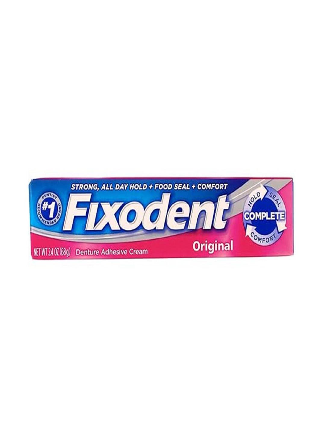 Buy Fixodent Compete Original Denture Adhesive Cream Toothpaste 68 G ...