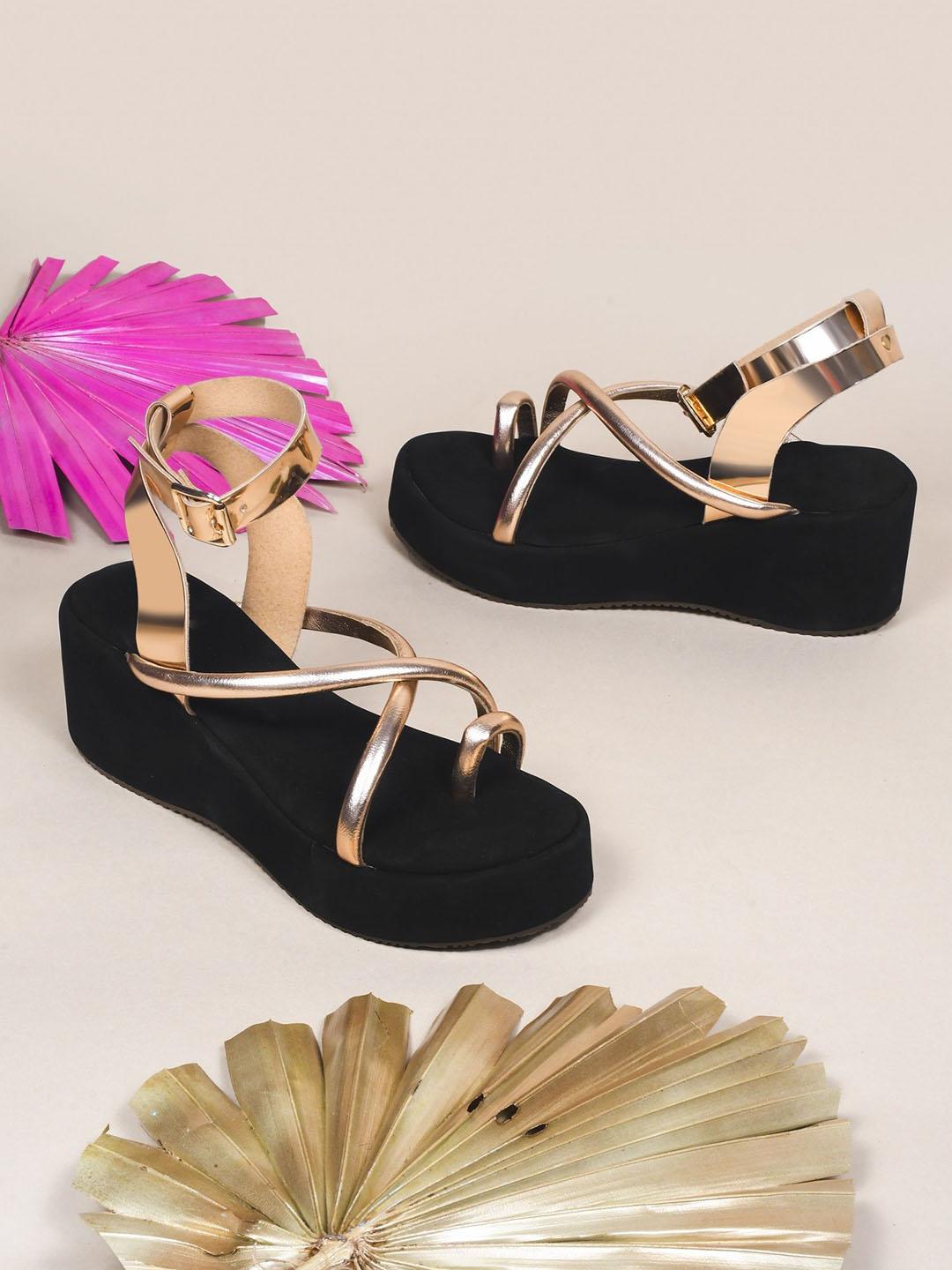 Buy Try Me Women Open Toe Platform Heel Sandals - Heels for Women ...