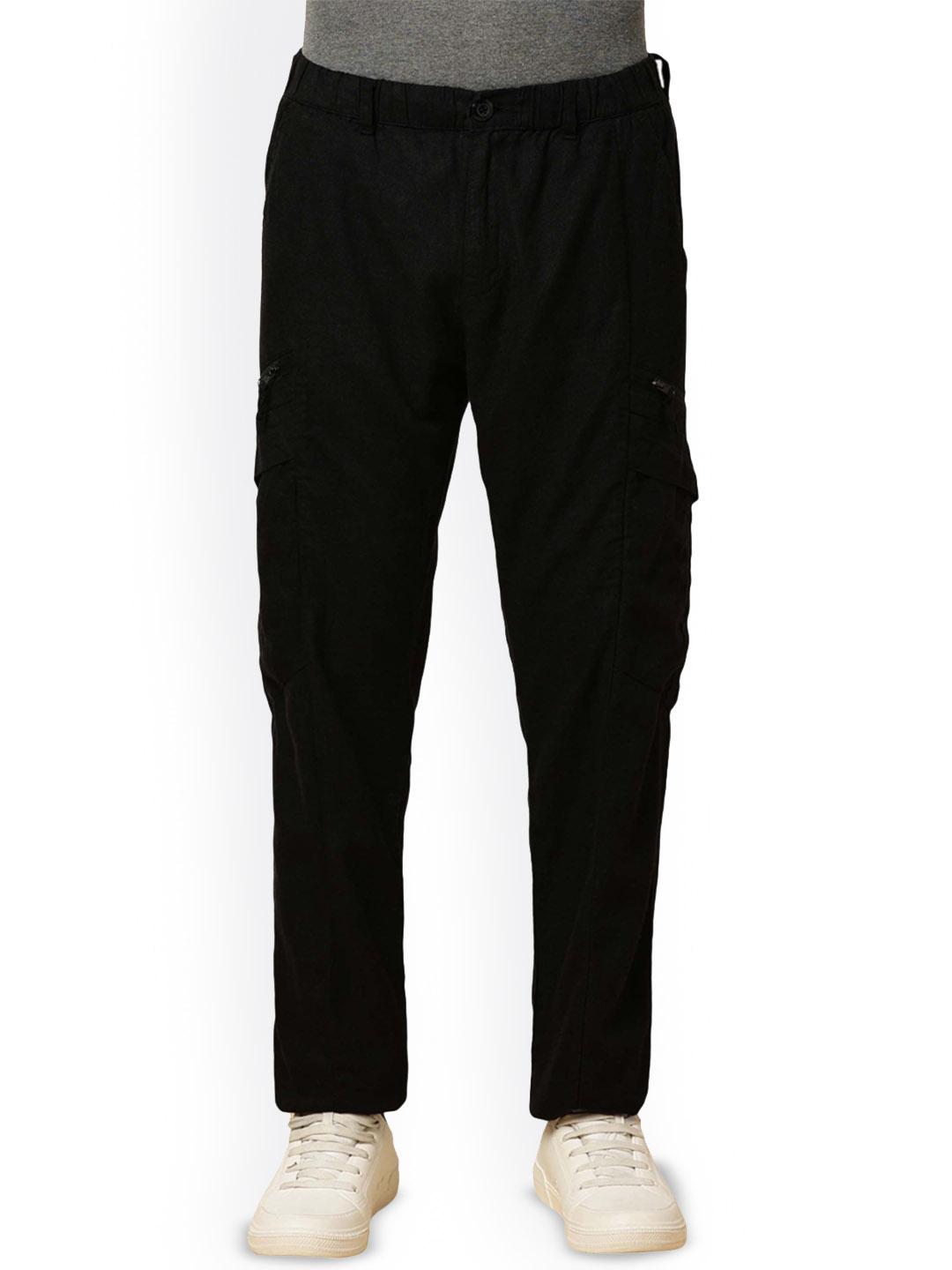 Buy Beevee Men Classic Mid Rise Trousers - Trousers for Men 31428204 ...