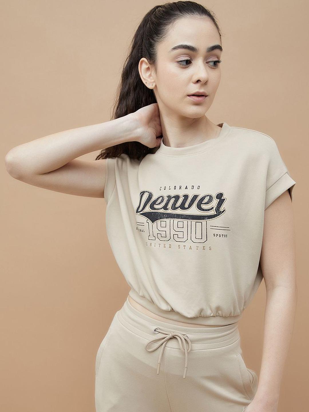 Buy Kappa Women Typography Printed Round Neck T Shirt - Tshirts for ...