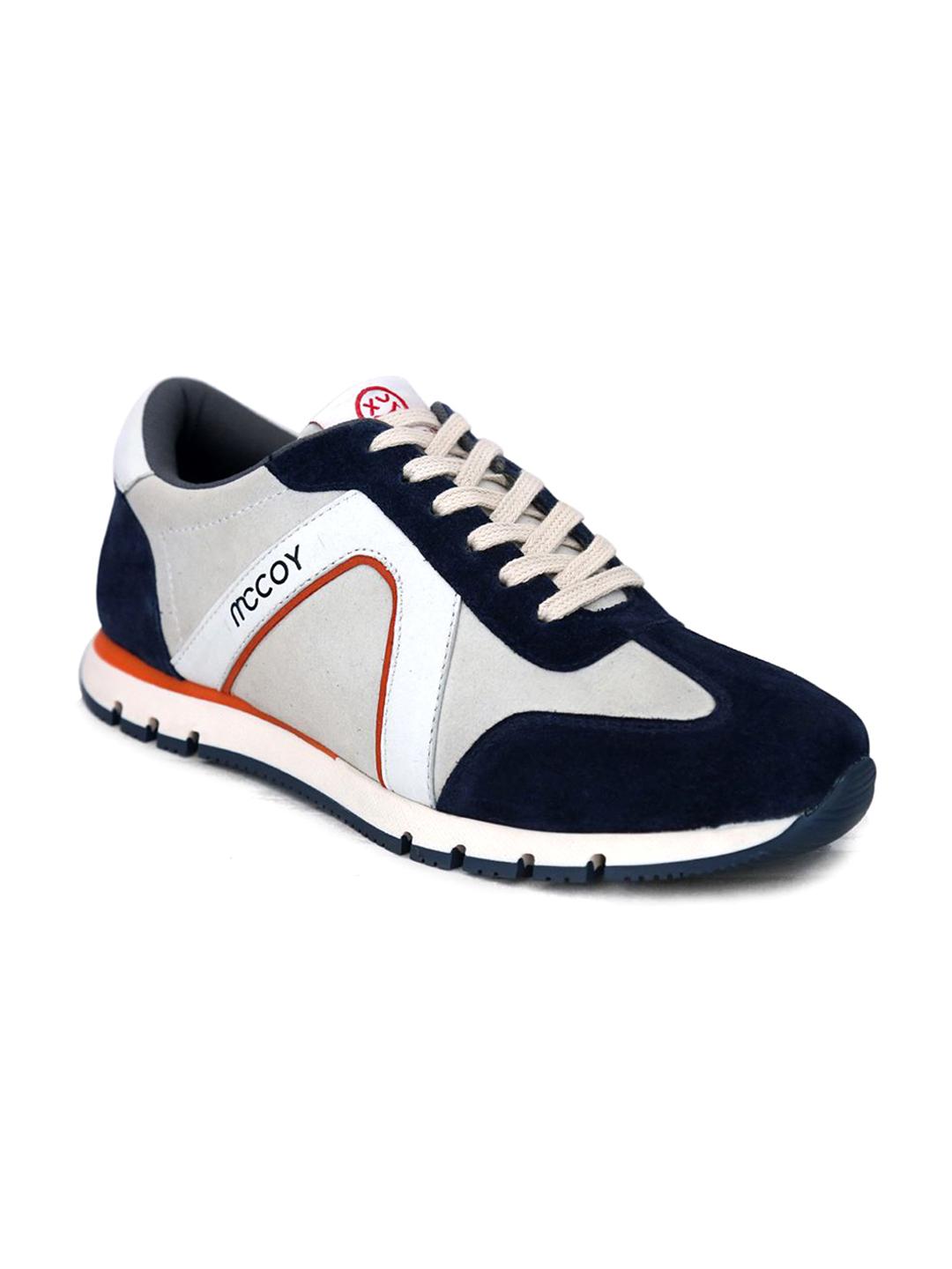 Buy Mccoy Men Colourblocked Leather Sneakers - Casual Shoes for Men ...