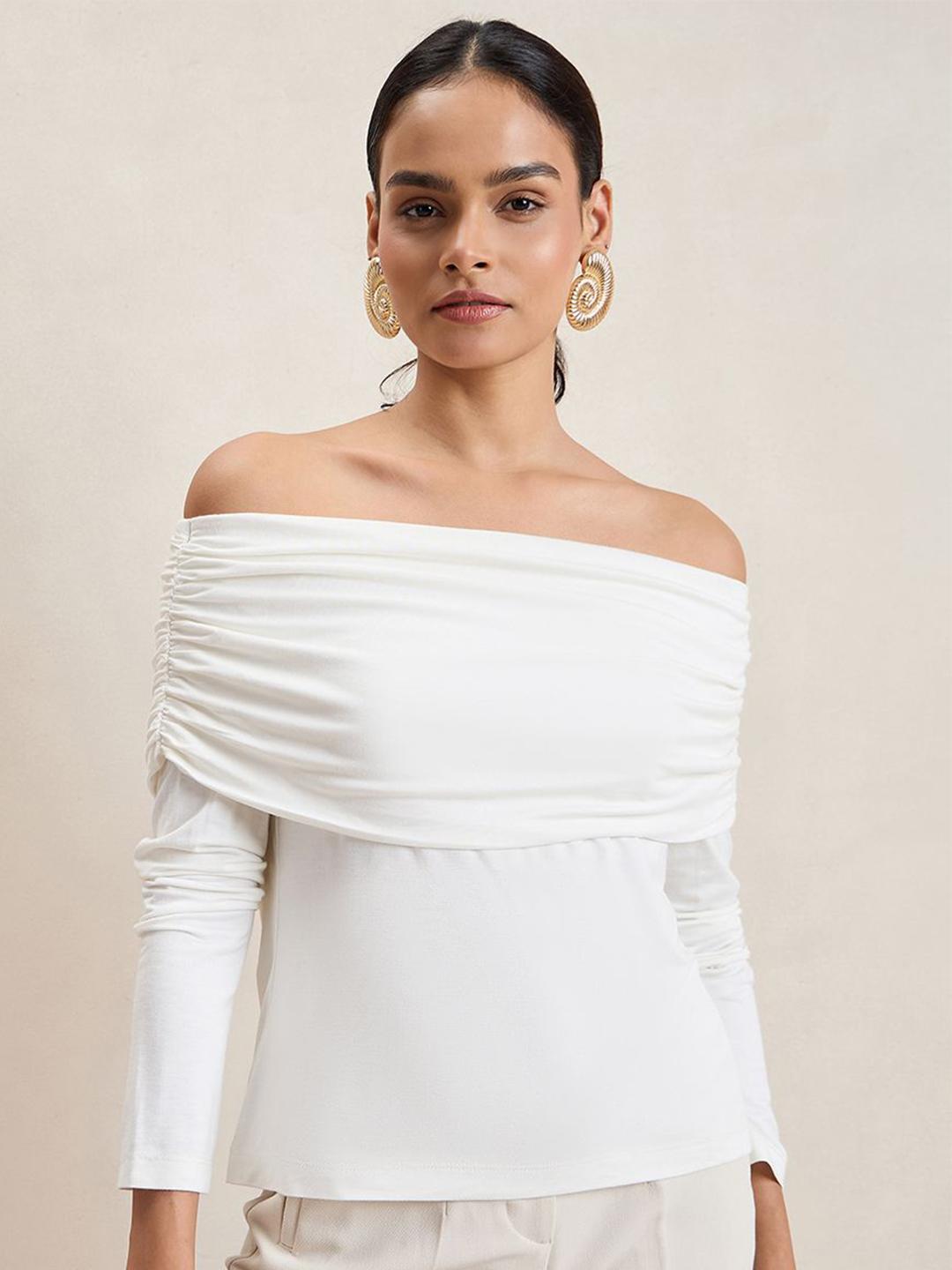 Buy FEMMELLA Women Off Shoulder Top - Tops for Women 31216452 | Myntra