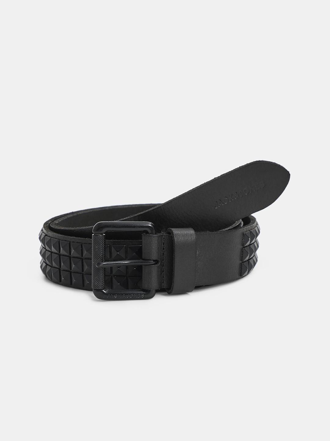 Buy Jack & Jones Men Embellished Leather Belt - Belts for Men 31228927 ...