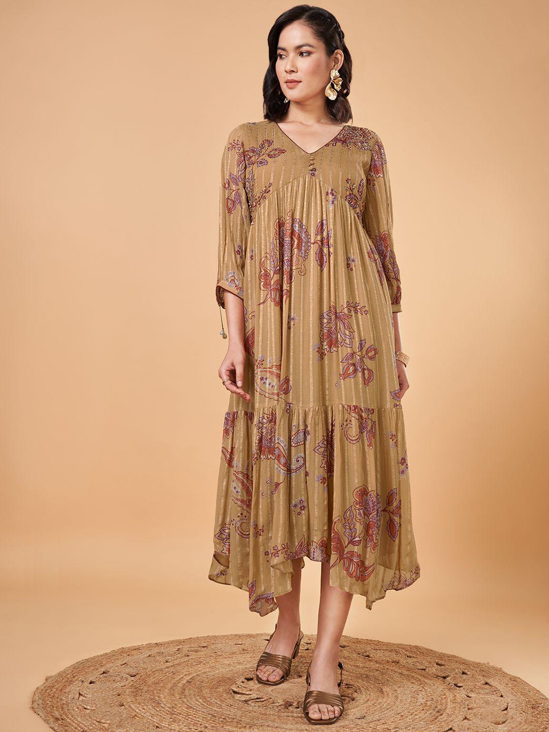 Buy Marigold Lane Women A Line Midi Dress - Dresses for Women 31235618 ...