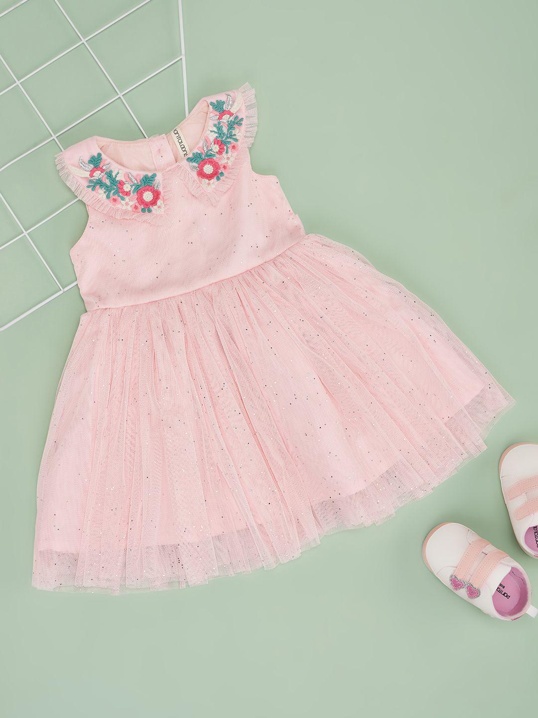 Buy Pantaloons Baby Girls Sleeveless Fit And Flare Dress - Dresses for ...