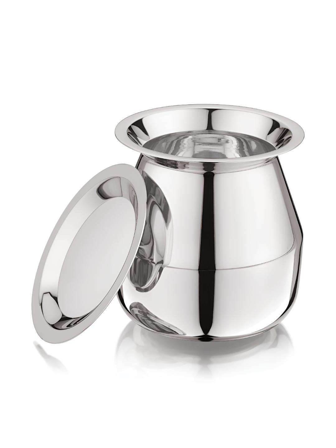 Buy MUKTI Glossy Stainless Steel Amrit Pooja Essentials Lota 550ml ...