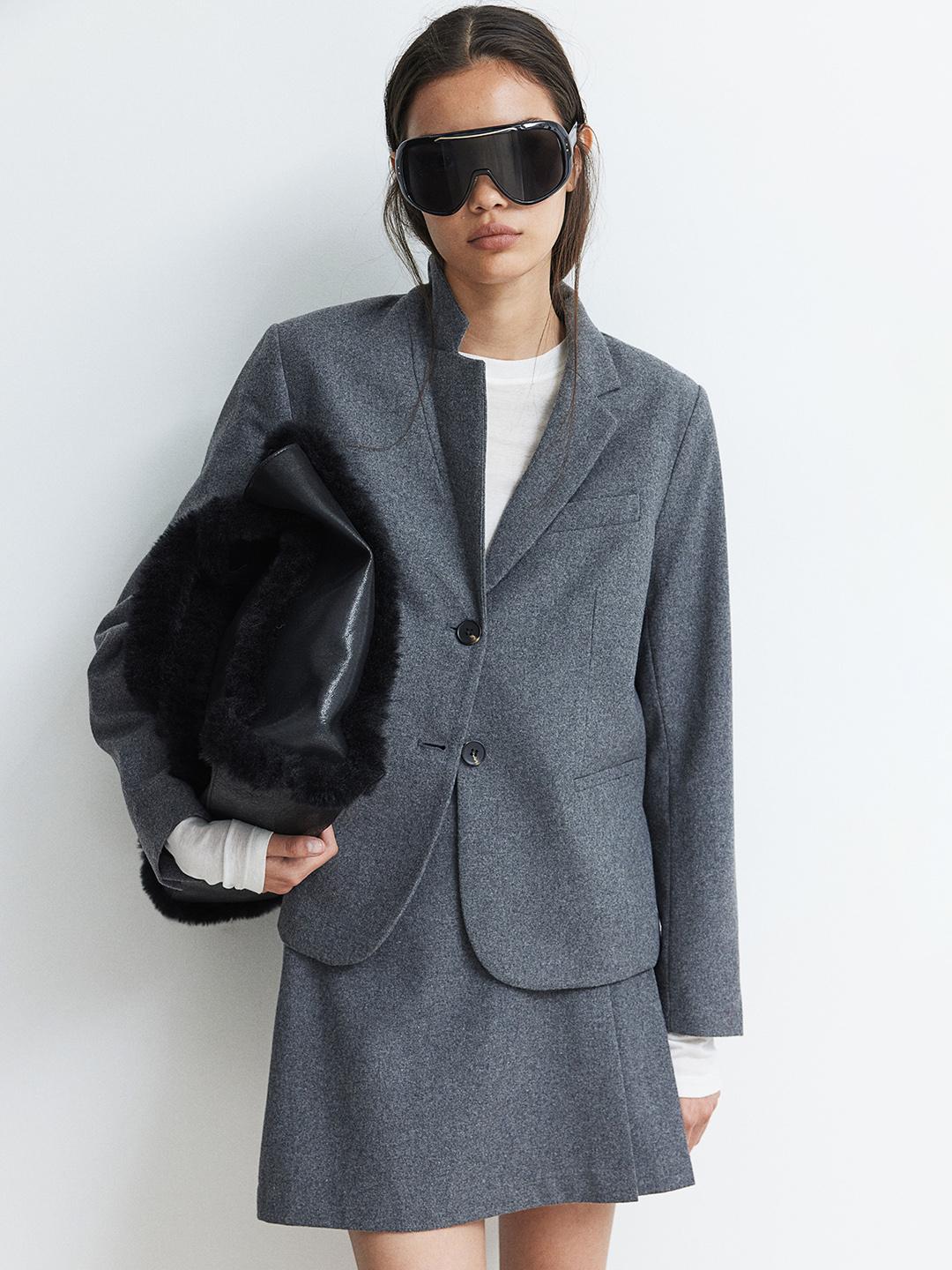 Buy H&M Fitted Blazer - Blazers for Women 31240294 | Myntra