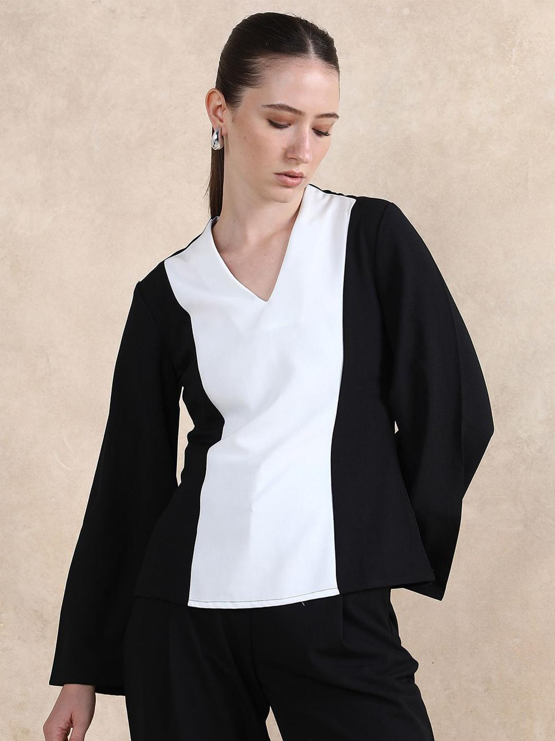 Buy RAREISM Women Colorblocked Cotton Top - Tops for Women 31243592 ...