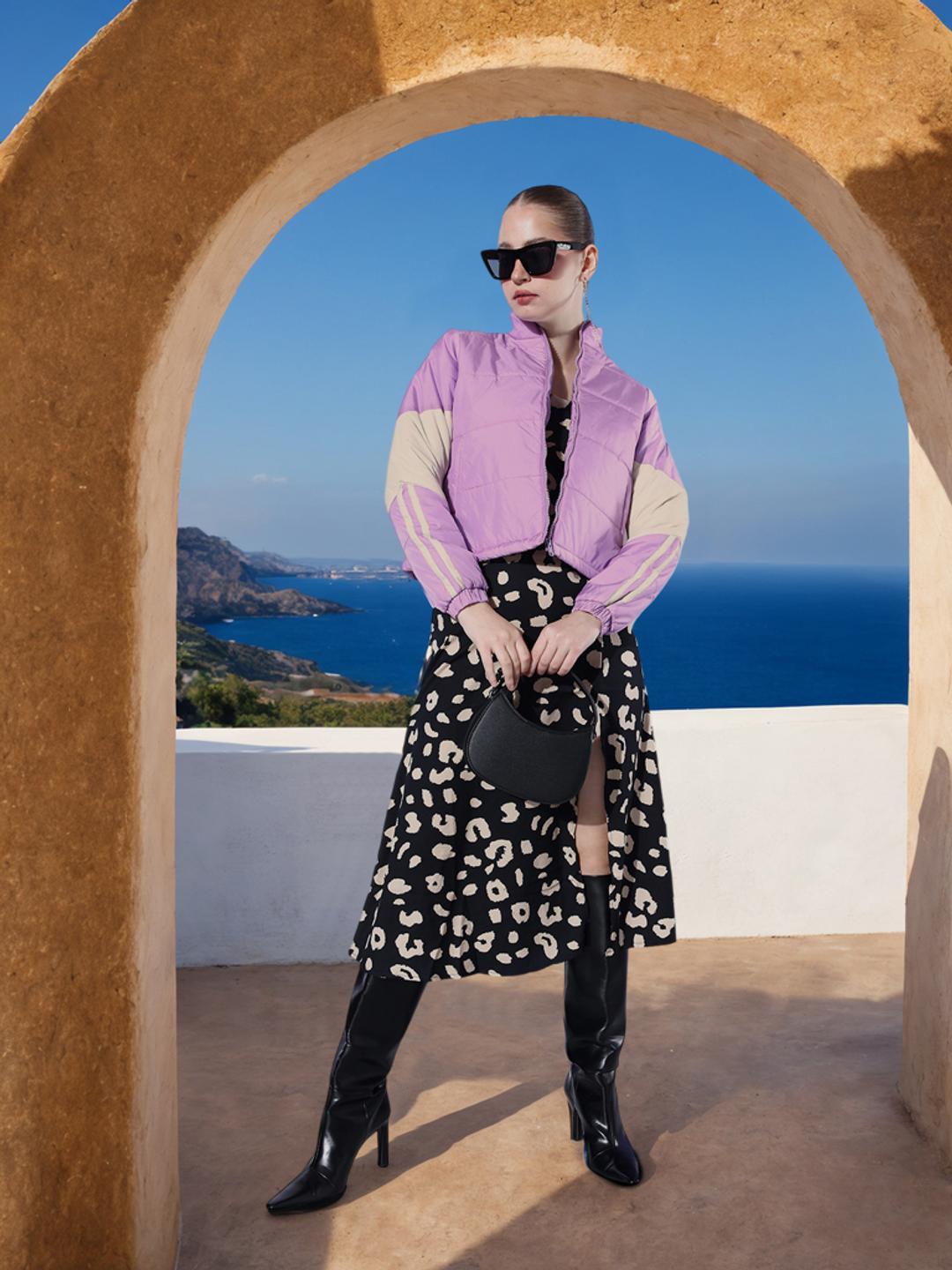 Buy Mast & Harbour Mock Collar Puffer Jacket - Jackets for Women ...