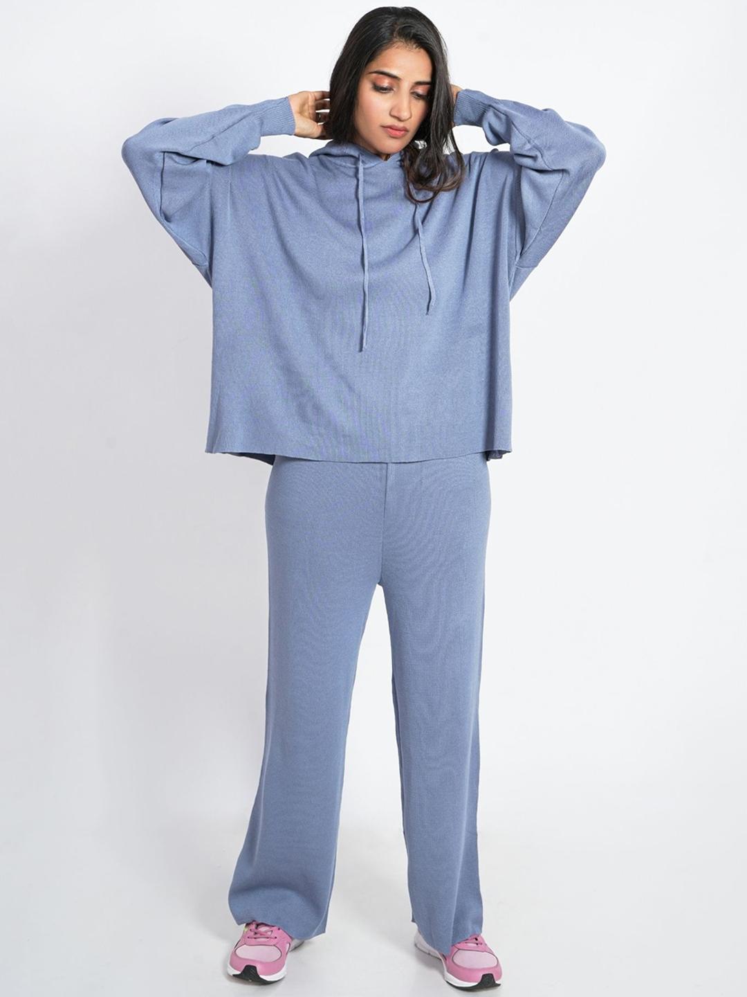 Buy ANSEE By Addery Hooded Top With Trousers - Co Ords for Women ...