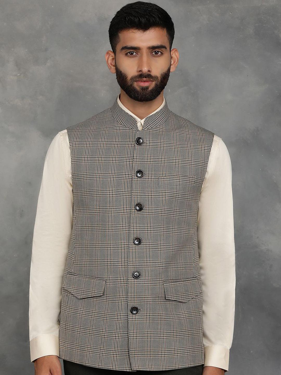 Buy JADE BLUE Men Checked Tailored Jacket - Jackets for Men 30927613 ...
