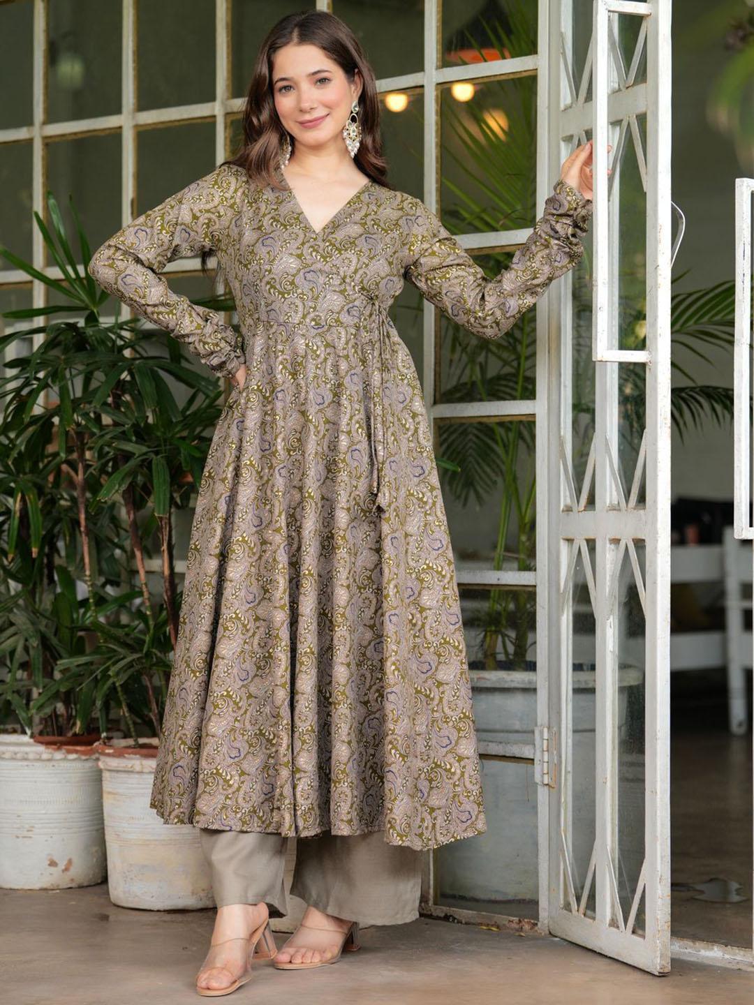 Buy Sitaram Designer Women Floral Printed Regular Kurta With Palazzos ...