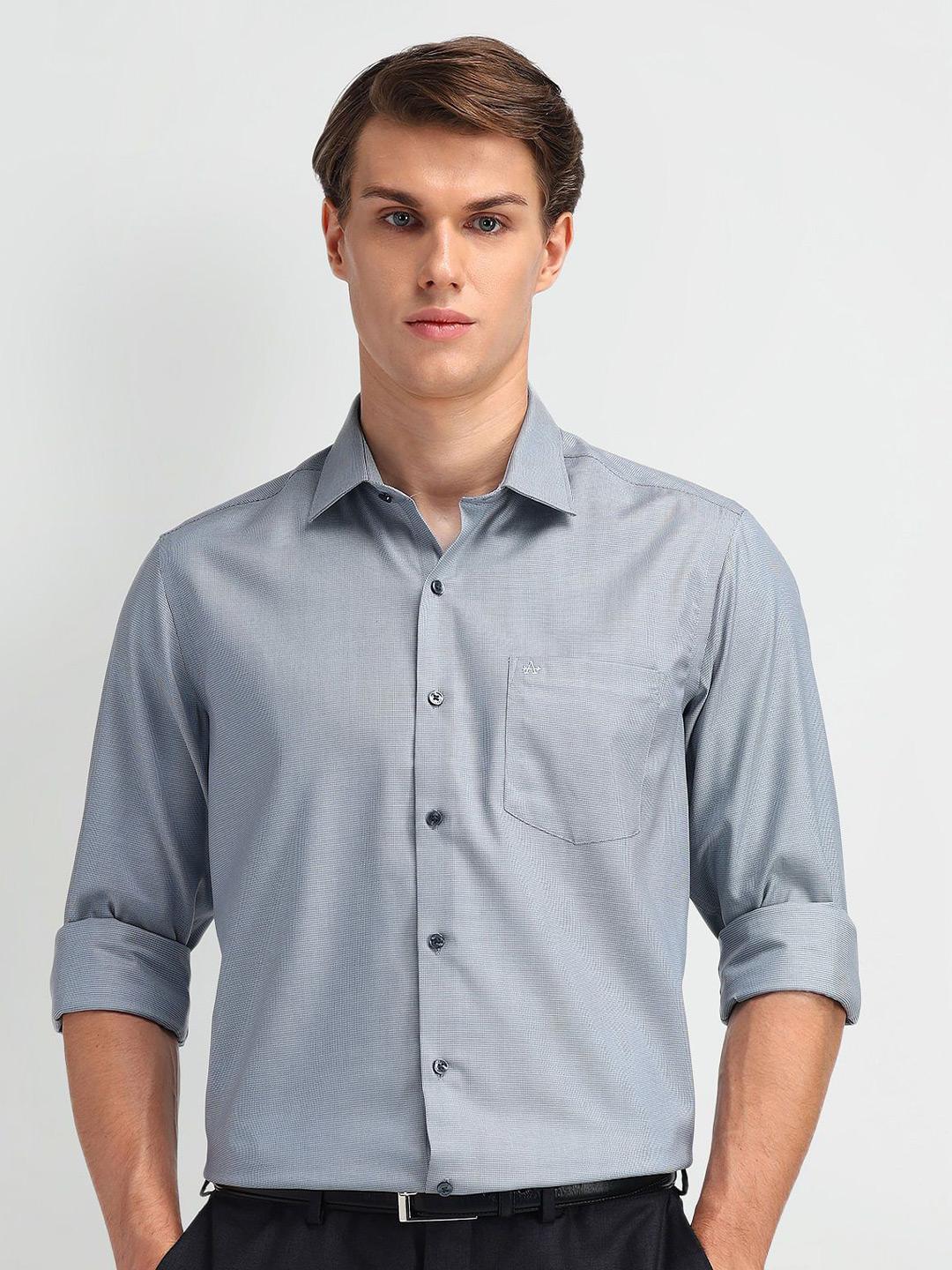 Buy Arrow Men Modern Slim Fit Opaque Formal Shirt - Shirts for Men ...