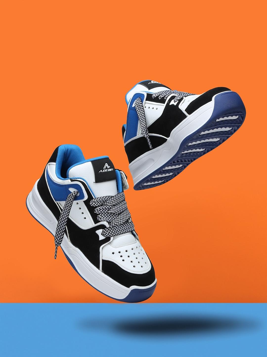 Buy Adeboy Men Colourblocked Lace Up Sneakers - Casual Shoes for Men ...