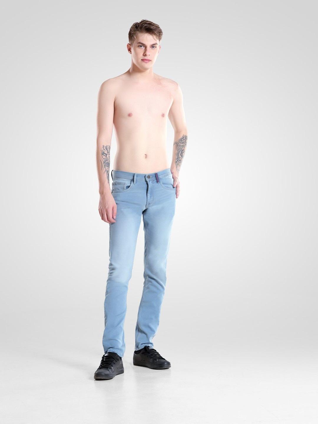 Buy TURMS Cool Tech Anti Odor Travel Edition UV Protectant Denim Jeans ...