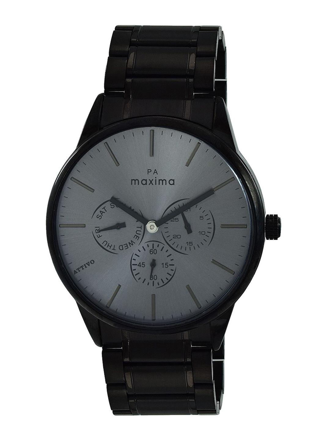 Buy Maxima Men Dial & Stainless Steel Straps Analogue Watch O 65583CMGB ...