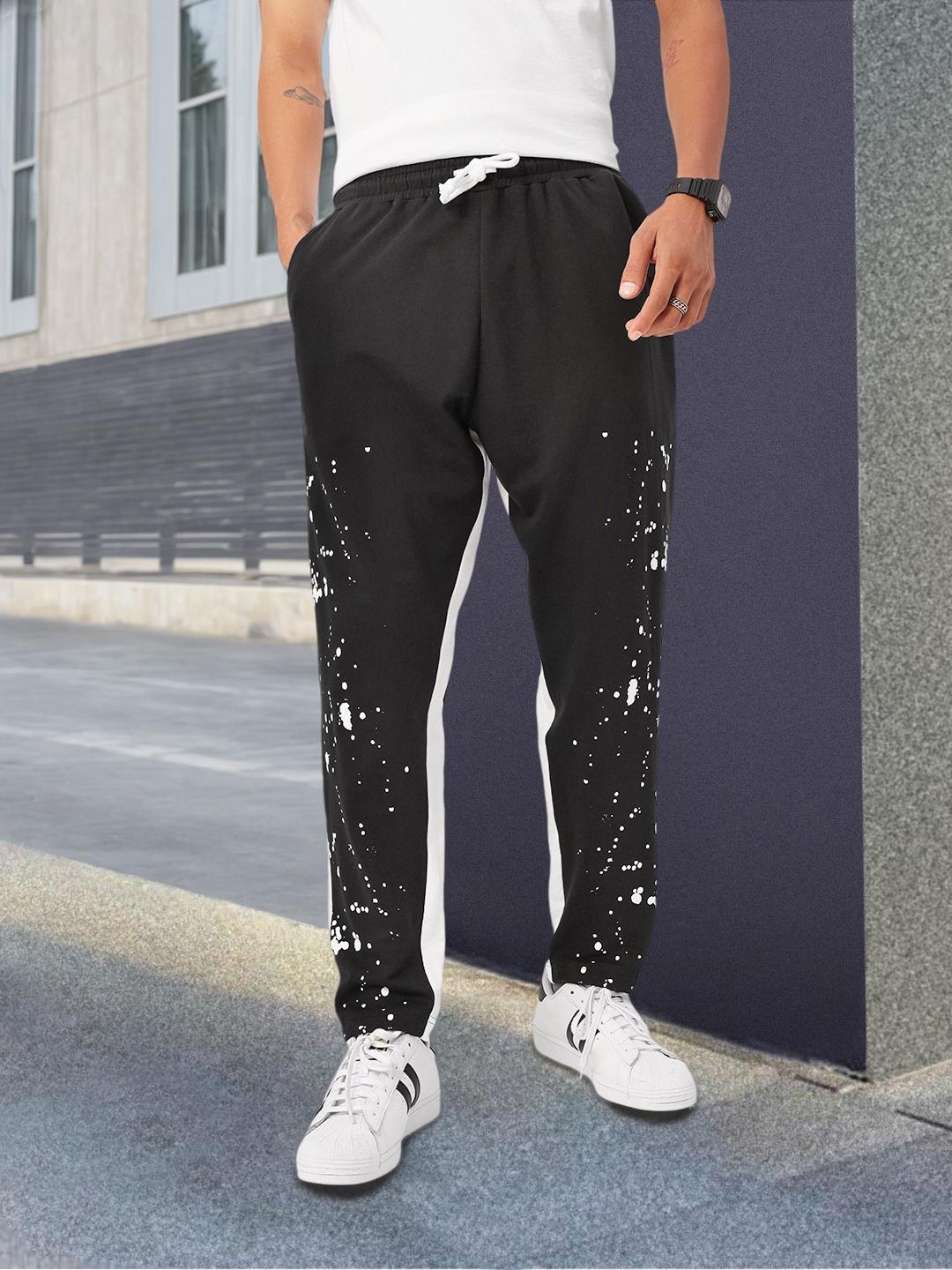 Buy Kook N Keech Men Patterned Relaxed Fit Track Pants - Track Pants ...