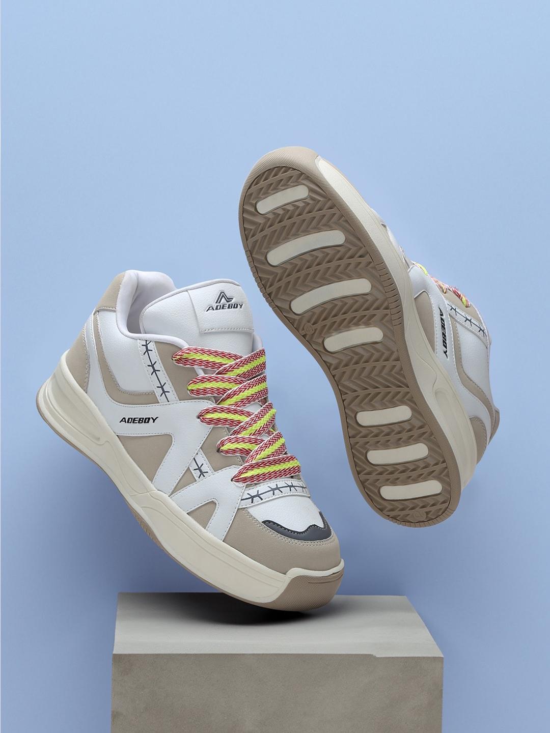 Buy Adeboy Men PU Sneakers - Casual Shoes for Men 30957361 | Myntra