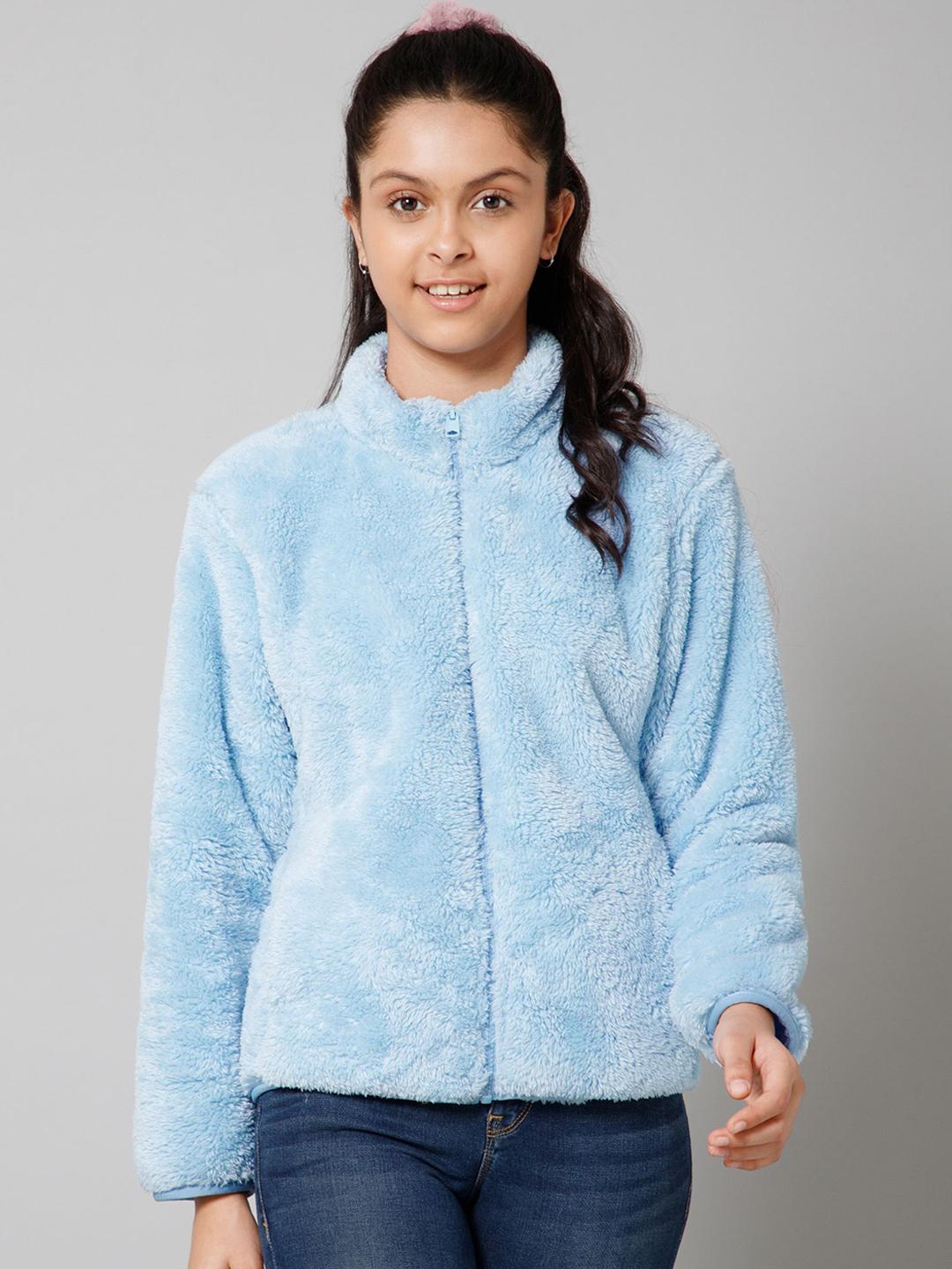 Buy Alan Jones Girls Mock Collar Open Front Jacket - Jackets for Girls ...