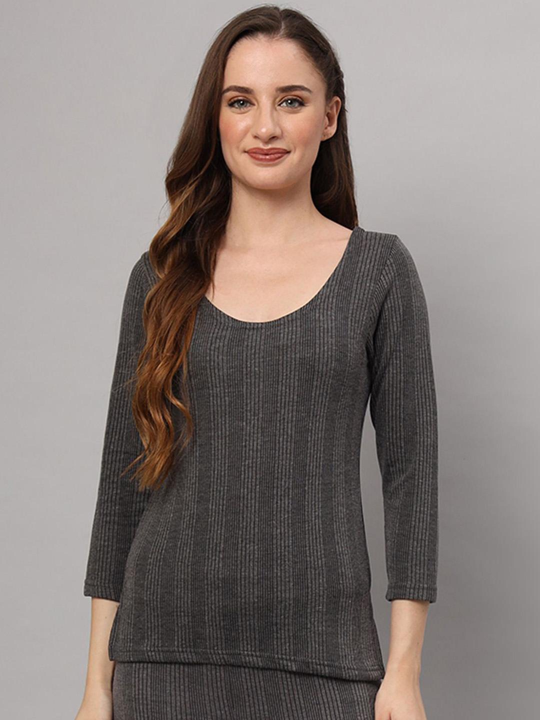 Buy Boleem Women Striped Thermal Tops - Thermal Tops for Women 31041263 ...