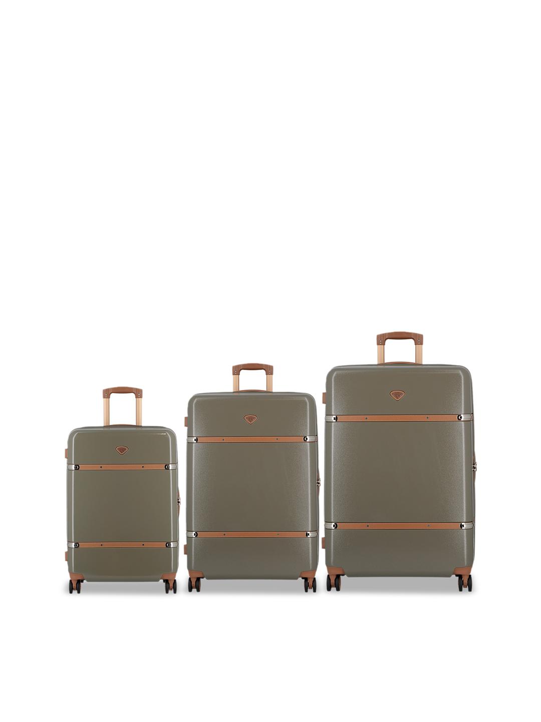 Buy JUMP Cassis Riviera Set Of 3 Hard Sided Trolley Suitcase - Trolley ...