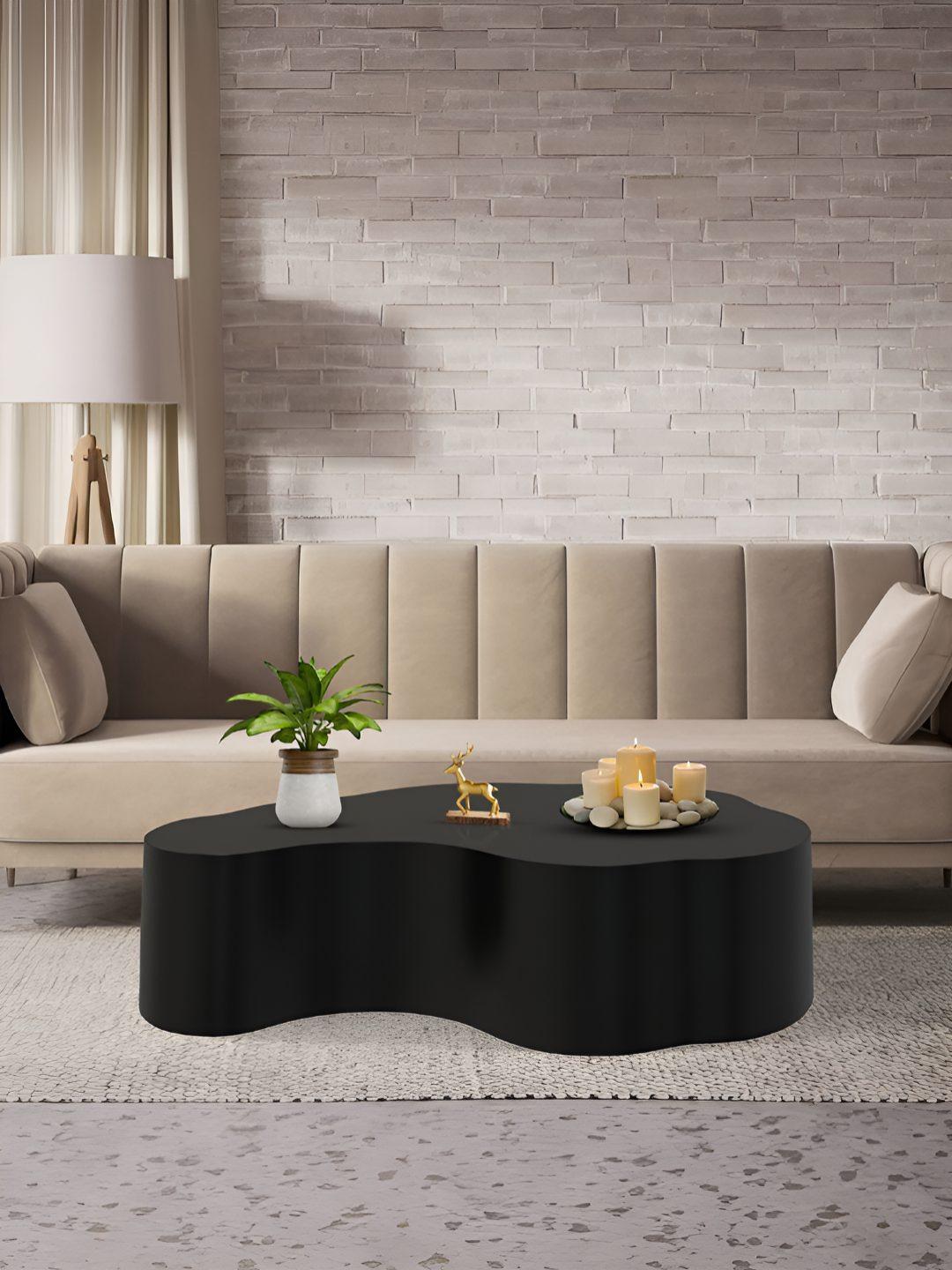 Buy Metalsmith Black Abstract Shaped Metal Coffee Table - Coffee Table ...