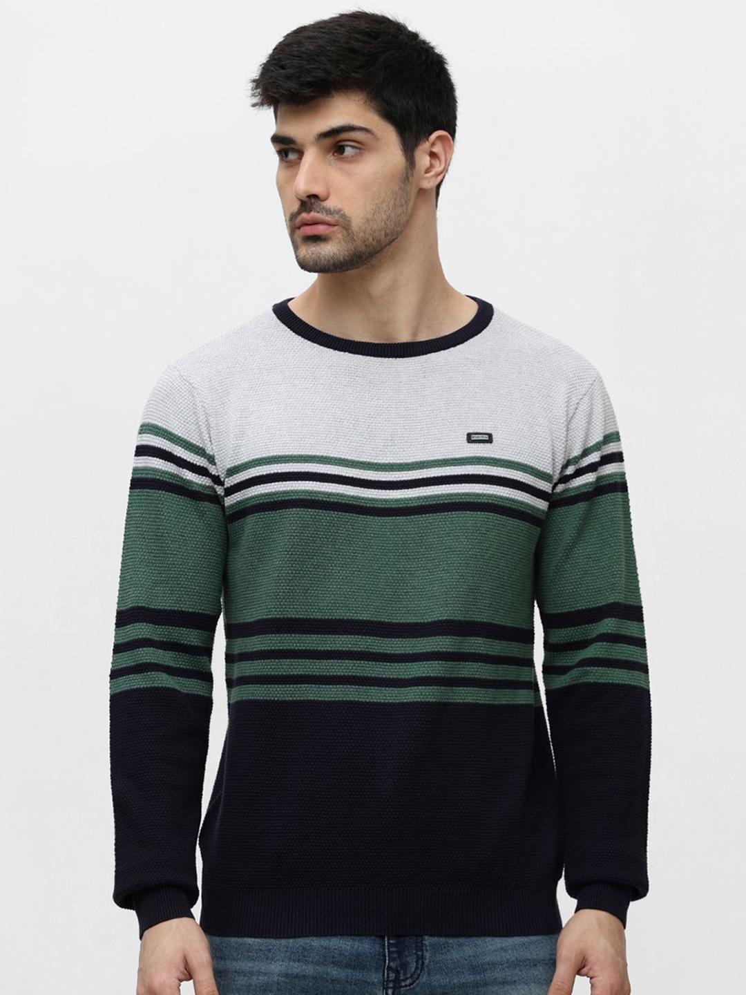 Buy Klub Fox Men Striped Cotton Pullover - Sweaters for Men 31046911 ...