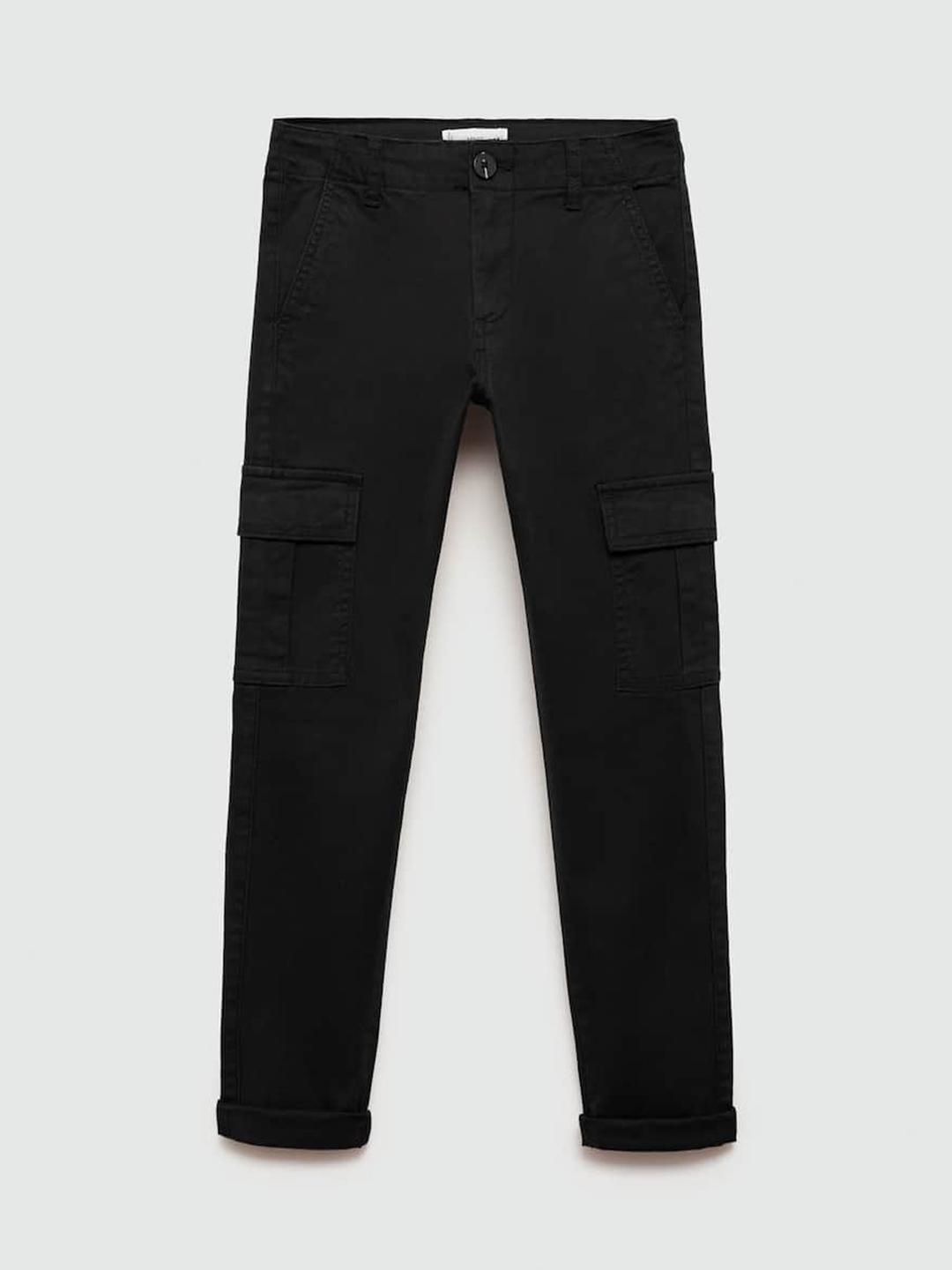 Buy Mango Kids Boys Solid Cargos - Trousers for Boys 30962297 | Myntra