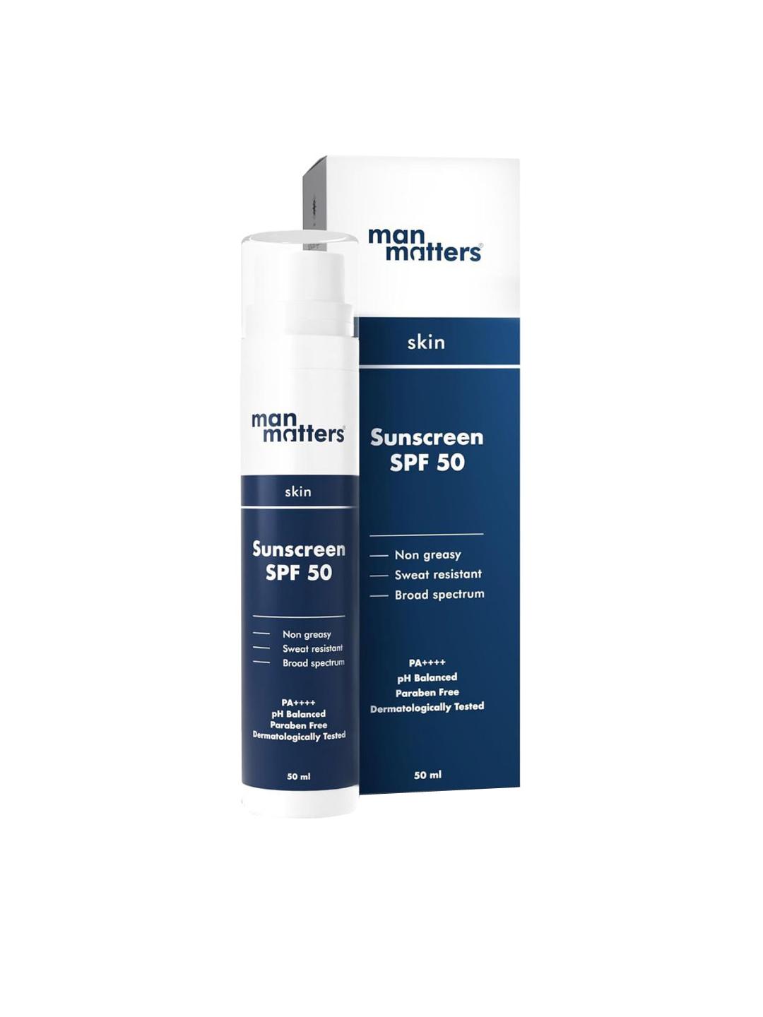 Buy Man Matters Probiotic Sunscreen SPF 50 PA++++ 50 Ml - Face ...