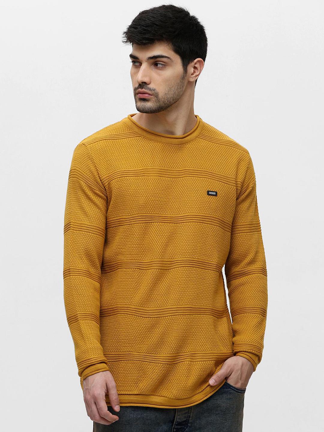 Buy Klub Fox Men Round Neck Cable Knit Pullover - Sweaters for Men ...