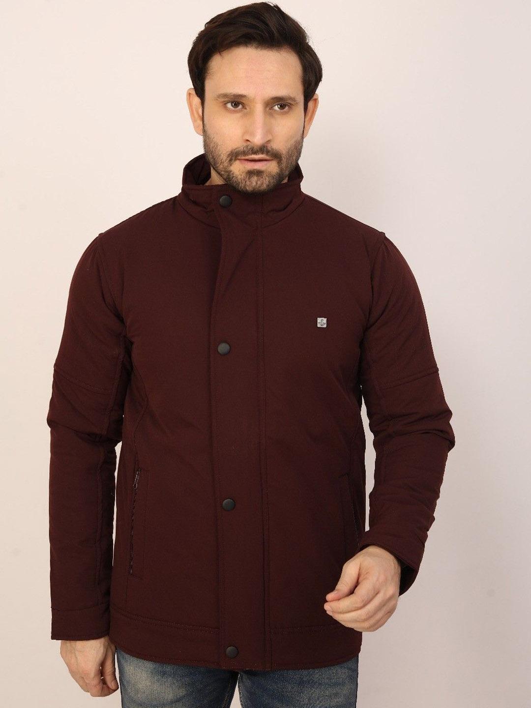 Buy Klub Fox Men Mock Collar Lightweight Quilted Jacket - Jackets for ...