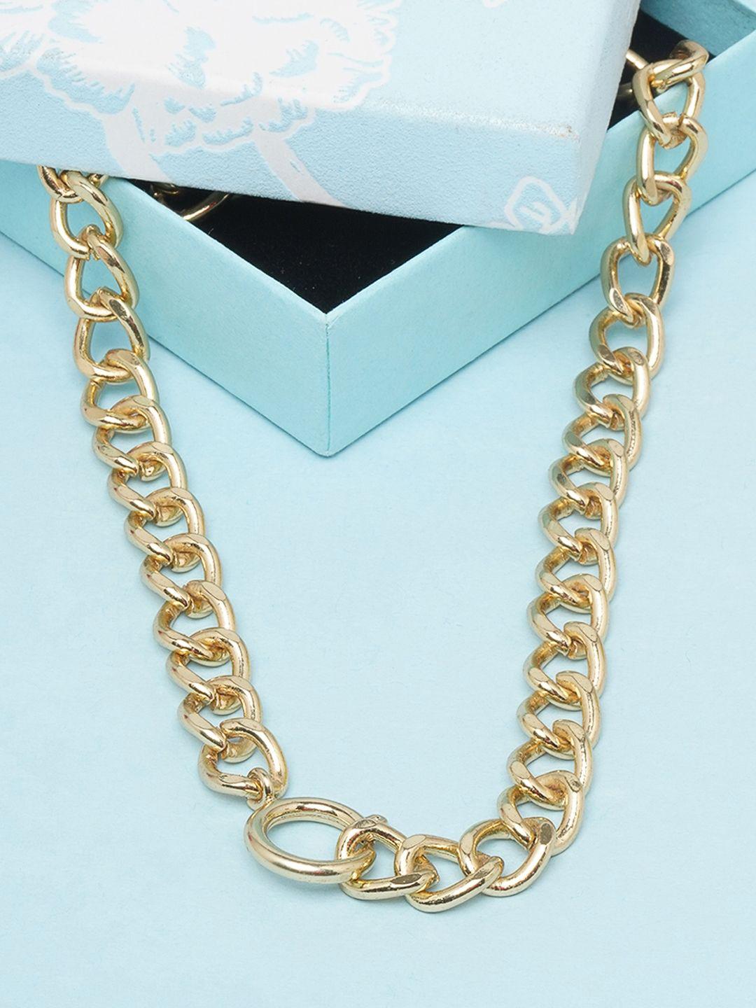 Buy KPOP Gold Plated Link Chain - Necklace And Chains for Women ...