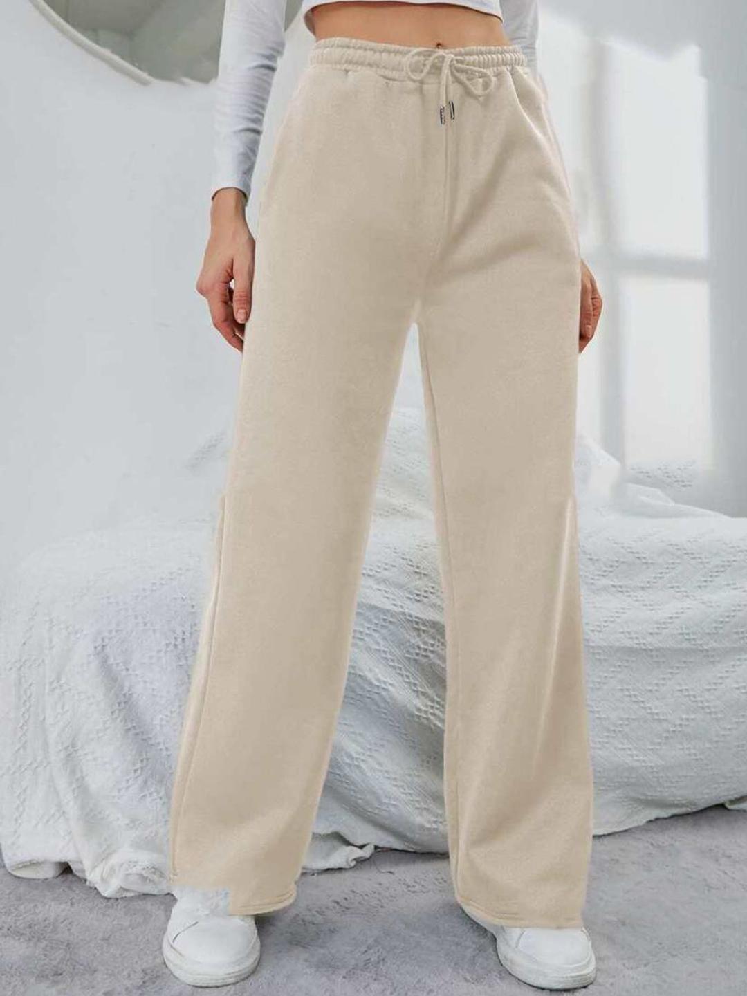 Buy ADDICTED ATTIRE Women Solid Bell Bottoms Loose Fit Joggers ...