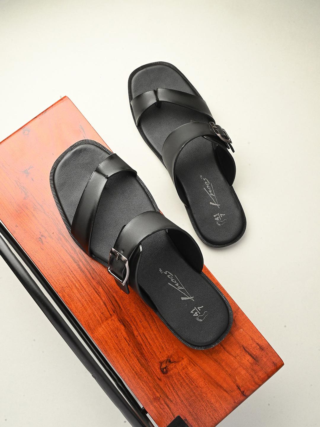 Buy Knoos Men Open Toe Flats - Flats for Men 30806379 | Myntra