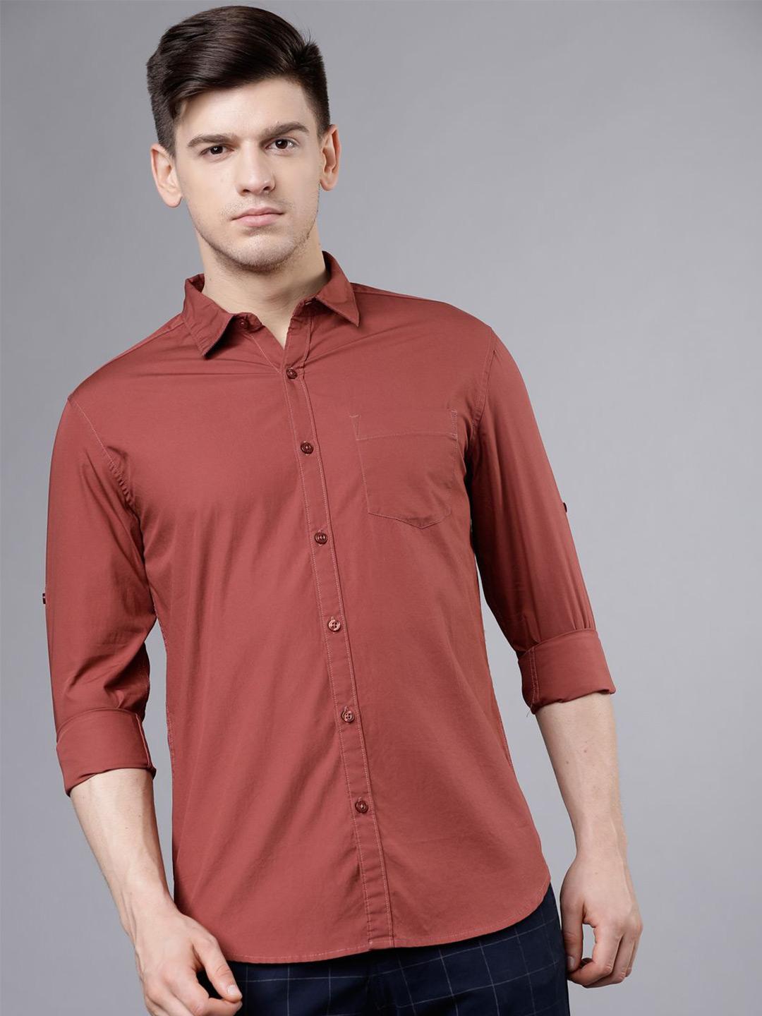 Buy HIGHLANDER Men Solid Slim Fit Shirt - Shirts for Men 30851743 | Myntra