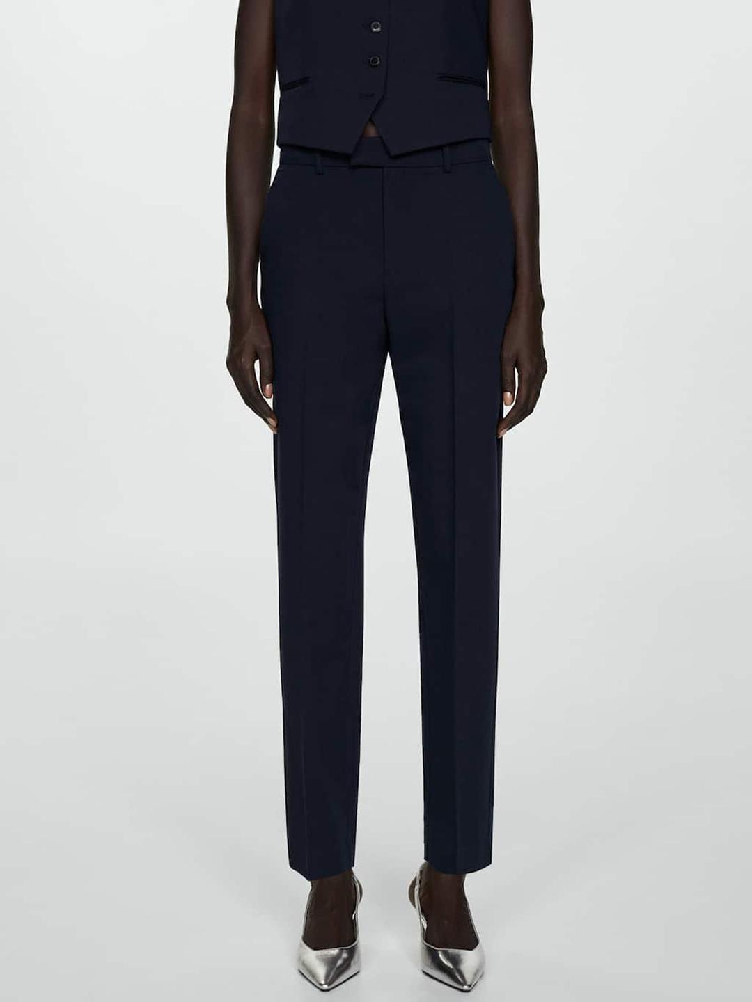 Buy MANGO Women Formal Trousers - Trousers for Women 30743261 | Myntra