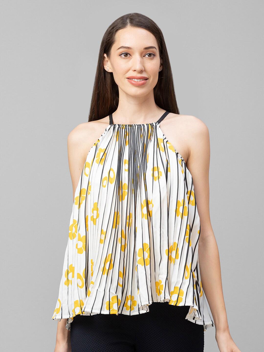 Buy Globus White Floral Print Top - Tops for Women 20244044 | Myntra