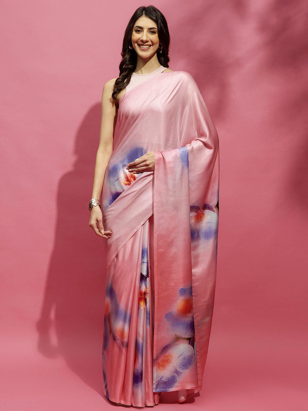 Buy Navyasa By Liva Floral Printed Saree - Sarees for Women 33422260 ...