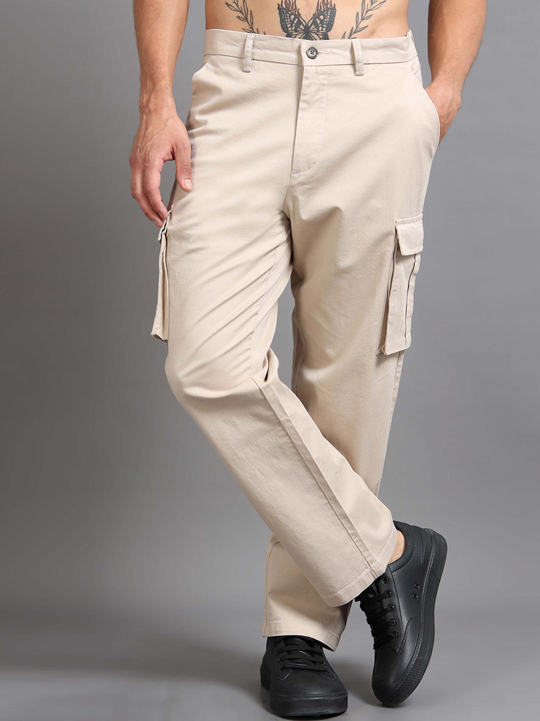 Buy Italian Colony Men Relaxed Cargo Trouser - Trousers for Men ...