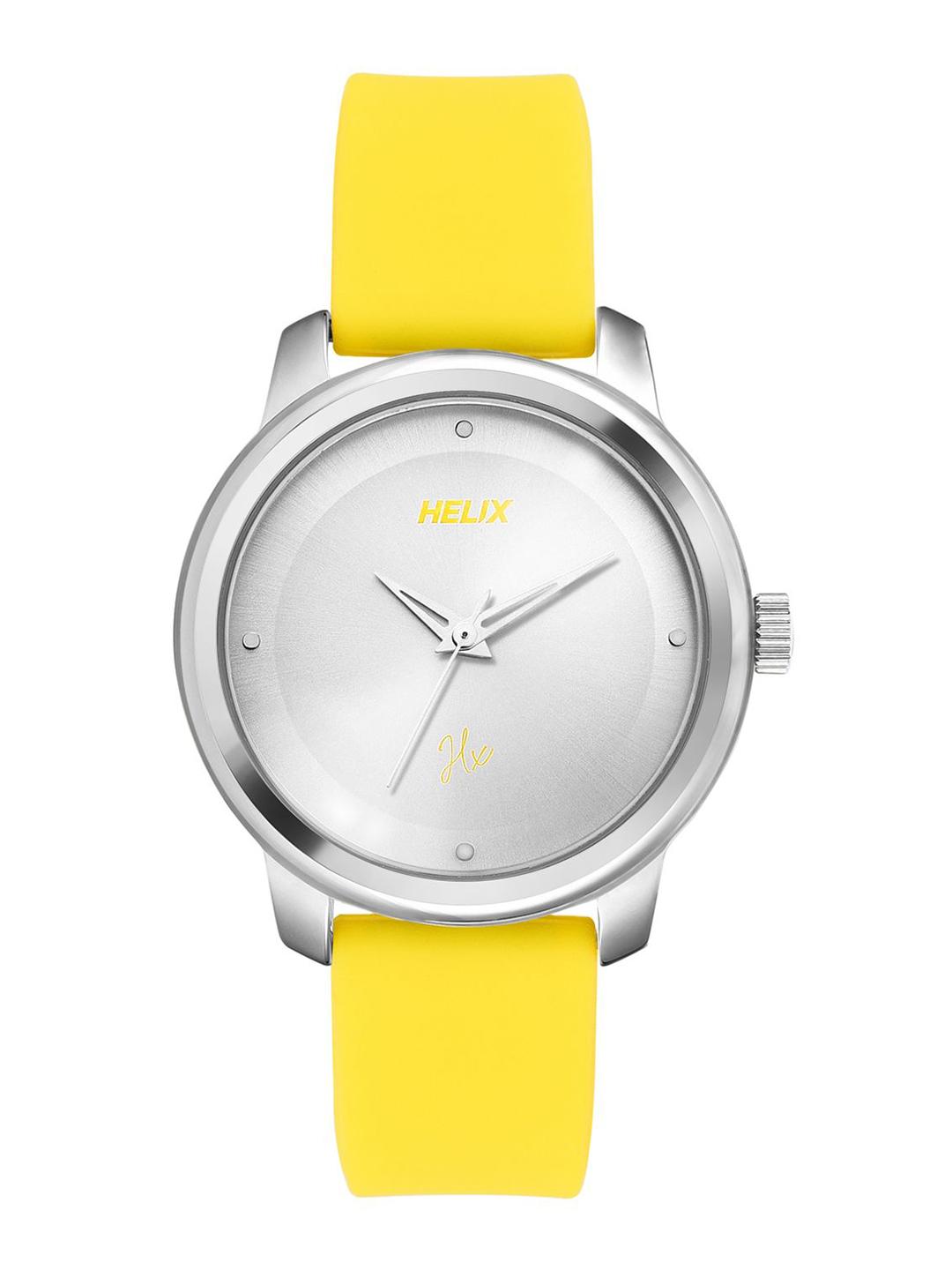 Buy Helix By Timex Women Silver Round Dial Analog Watch TW048HL13 ...